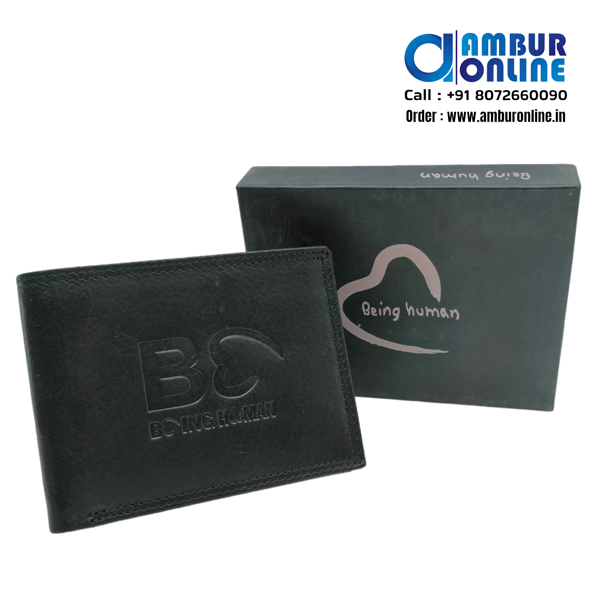 Being Human Wallets for men - Genuine leather - Ambur Online Leathers